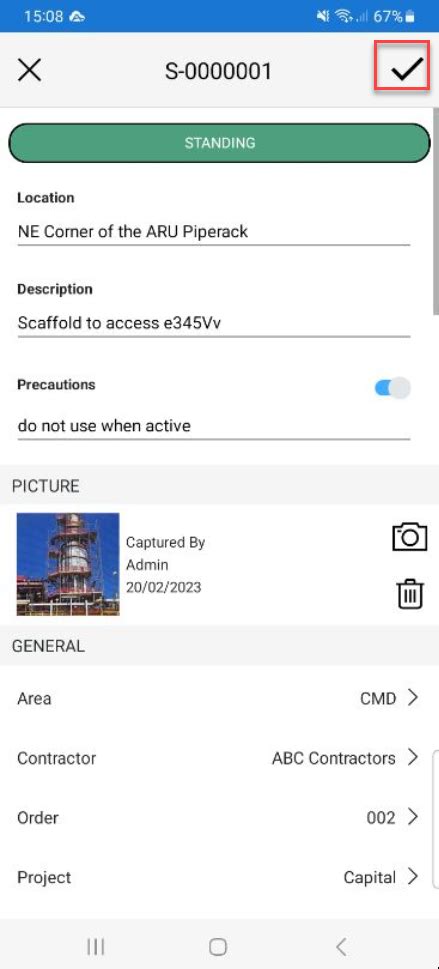 Editing A Scaffold Android