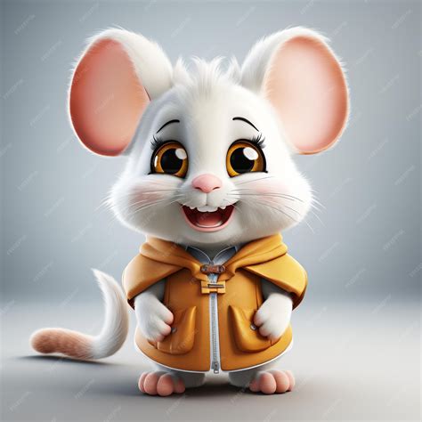 Premium Photo 3d Cartoon Cute Mouse