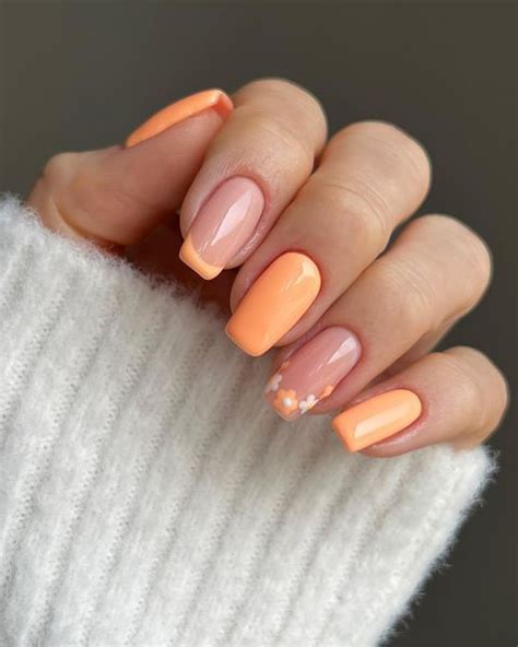 Orange Spring Nails 2025 Sunset Blooms And Latest Trends