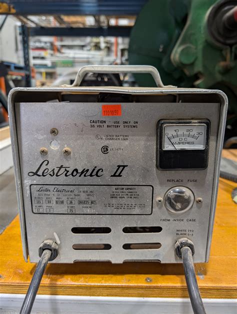 Lestronic Ii Battery Charger 36 Volt Coast Machinery Group