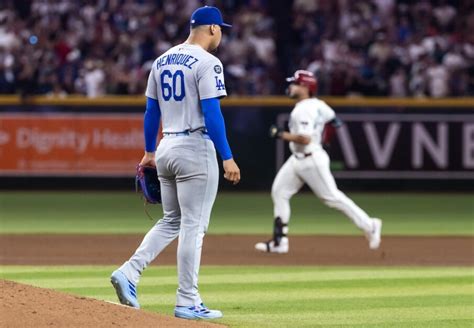 Recap Tanner Scott And Dodgers Bullpen Blow 4 Run Lead Against Diamondbacks