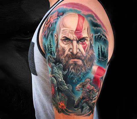 Kratos God Of War Tattoo