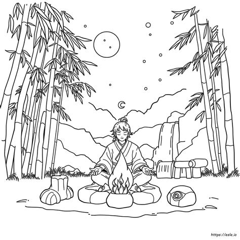 Zuko Avatar Gambar Mewarnai