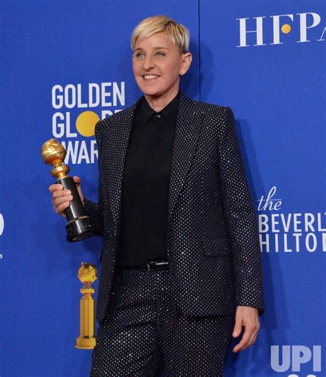 Photo Ellen Degeneres Wins An Award At The 77th Golden Globe Awards In Beverly Hills