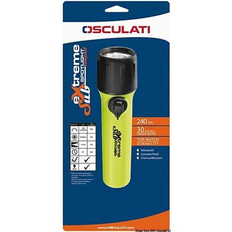 Sub Extreme Light Underwater Led Torch Osculati Viking Marine