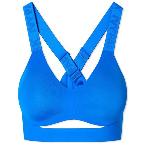 Adidas Ivy Park Active Cut Out Bra Glory Blue Editorialist