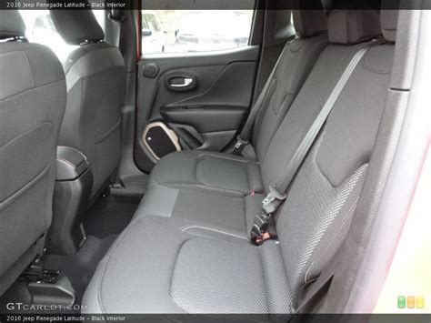 Black Interior Rear Seat For The 2016 Jeep Renegade Latitude 111219752
