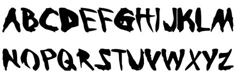 Bleeding Trough Font