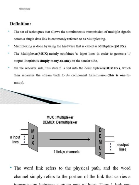 Multiplexing Pdf Multiplexing Modulation