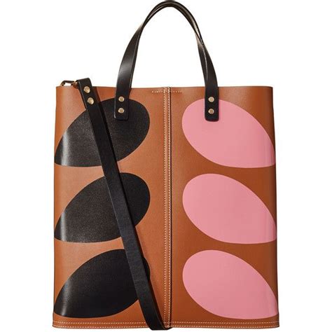 Stylish Stem Print Leather Tote Bag