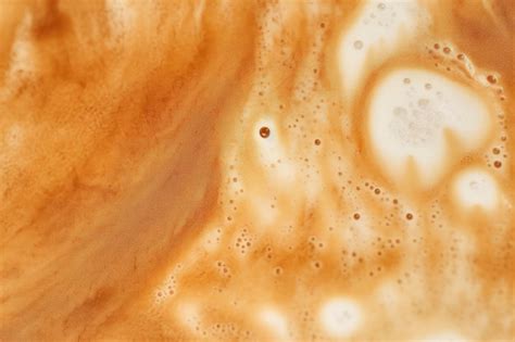 Premium Ai Image Coffee Foam Texture