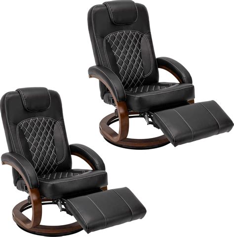 Recpro Nash 28 Rv Euro Chair Recliner In Black Modern