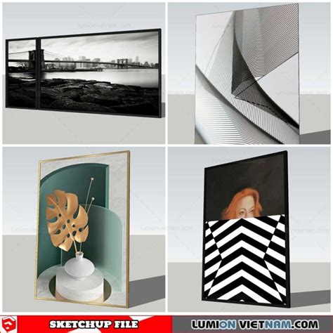 Picture Frame Sketchup Models By Nha Tay Picture Frame Sketchup Models By Nha Tay