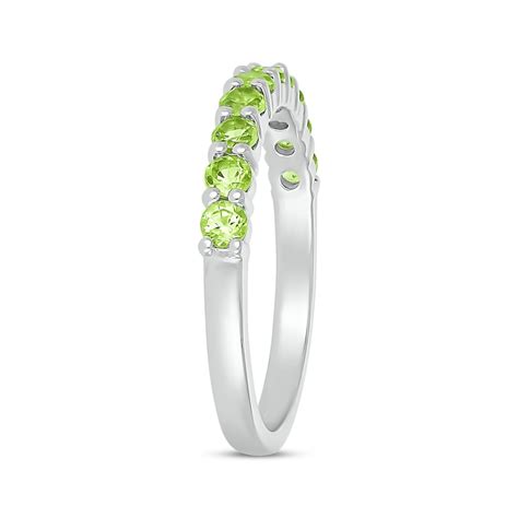 Peridot Stackable Ring Sterling Silver Kay