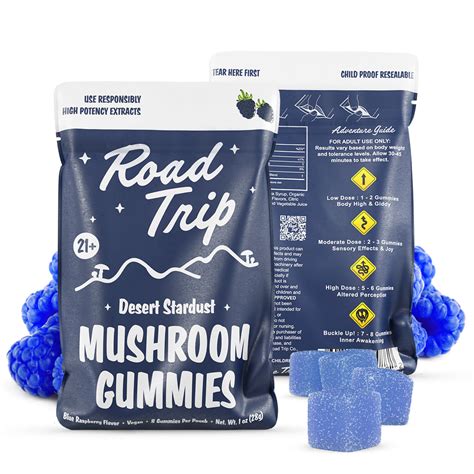 Road Trip Mushroom Gummies Erth Wellness