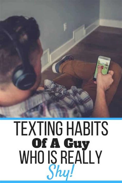 Shy Guy Texting Habits Explained How To Tell If He Likes You Self Development Journey