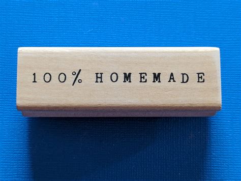 Homemade Stamp 100 Homemade Wood Stamp Etsy