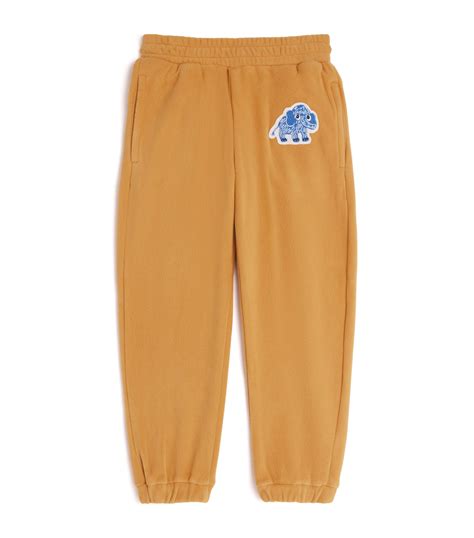 Mini Rodini Beige Fleece Mammoth Patch Sweatpants 3 11 Years Harrods Hk