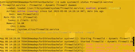 Firewalld Program Manipulation Applications Endeavouros