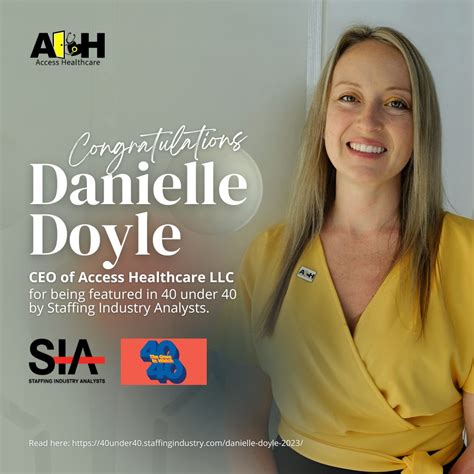 Congratulations Danielle Doyle For This Much Deserved Recognition