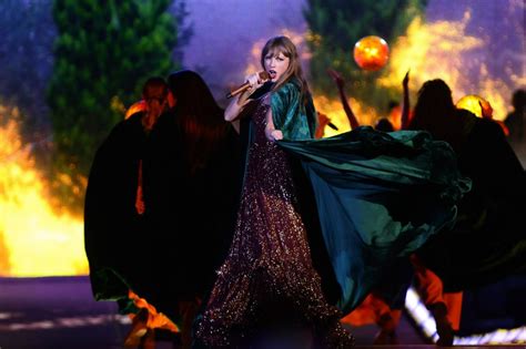 Taylor Swift Performing At The Eras Tour In Sao Paulo 11262023