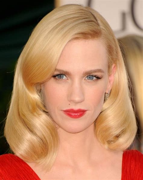 January Jones Red Hot In Versace At 2011 Golden Globes Awards