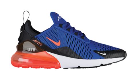 Nike Air Max 270 Volt Black Blue Orange Sneaker Bar Detroit