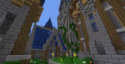 The Blue Castle Plot World Spawn Minecraft Map