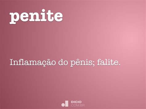 Penite Dicio Dicionário Online De Português