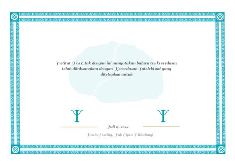 Iq Test Certificate Lintang Pdf