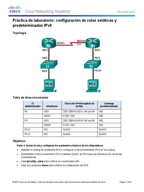 2 2 4 5 lab configuring ipv6 static and default routes pdf yo pv6