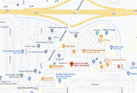 Eugene Menu Hole In The Wall Bbq