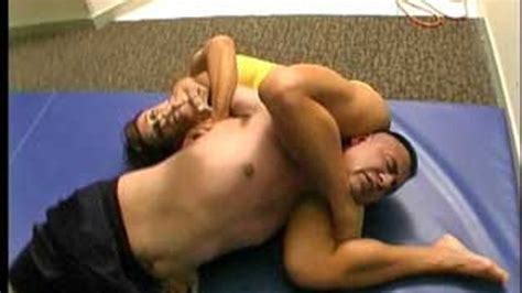 Wrestling Scissors Vixen Jennifer Thomas Vs Abe Hdx Part 02 Mixed Wrestling Full Screen