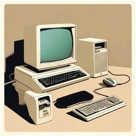 Time Capsule 1990s Computer Setup