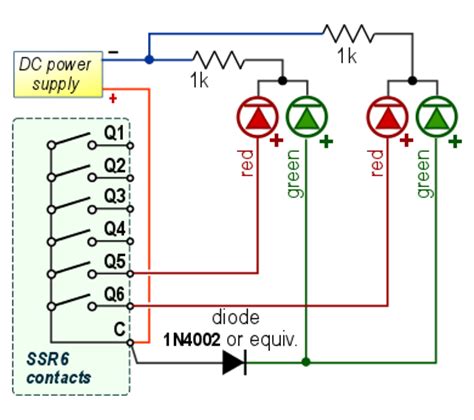 Six SPST Solid State Relays For Circuit Isolation