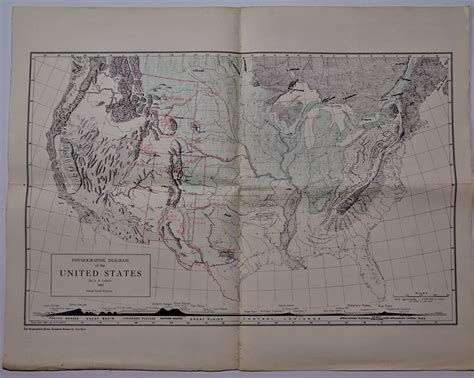 A Physiographic Diagram Of The United States Small Scale Edition