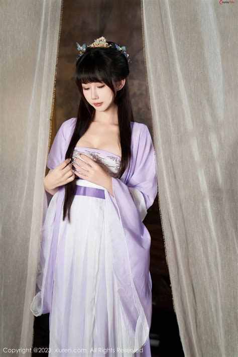 Xiuren秀人网 波巧酱 Bo Qiao Jiang Hanfu 86 Photos Cosplaytele