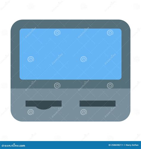 Ilustração Do Quiosque De Autoatendimento Ilustração Stock