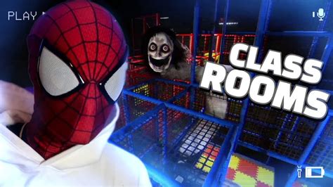 اسپایدی و نیکی در بازی ترسناک😭 The Classrooms Youtube