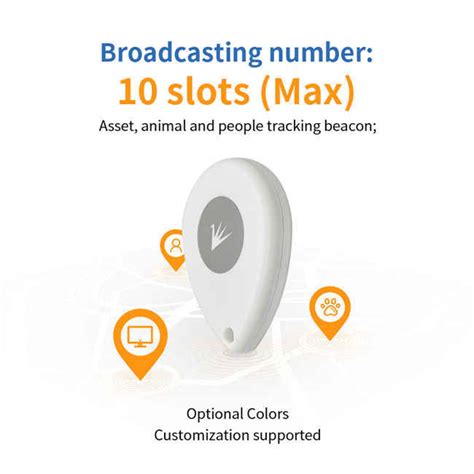 Fcc Ic Ce Telec Kc Smart Iot Wearable Anti Lost Low Energy Bluetooth