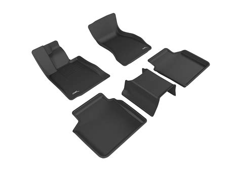 3d Maxpider 2016 2020 Bmw 7 Series Kagu 1st And 2nd Row Floormats Blac