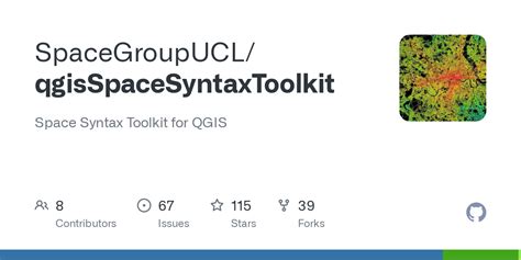 github spacegroupucl qgisspacesyntaxtoolkit space syntax toolkit for
