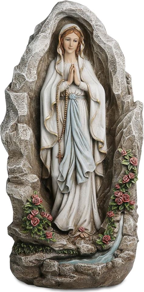 Our Lady Of Lourdes Statue 18 Inches Virgin Mary Statue Catholic