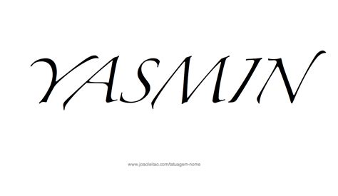 Desenhos De Tatuagem Com O Nome Yasmin
