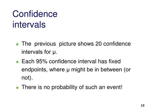Ppt Statistical Significance Using Confidence Intervals Powerpoint