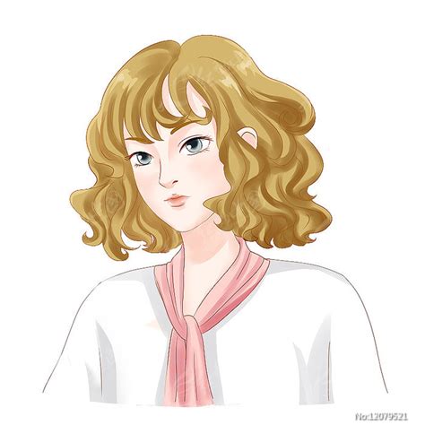 卡通美容美发卷发图片下载红动中国