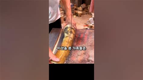 대나무 뿌리로 만든 숙가락 믿기지 않는 정밀한 손기술 Youtube