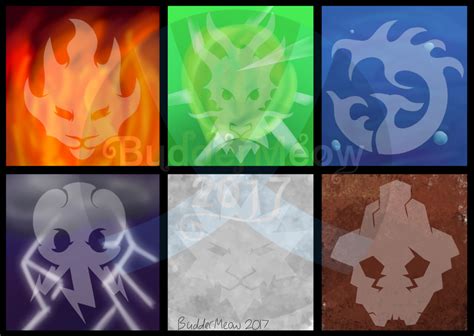 Ninjago Elements By Buddermeow On Deviantart