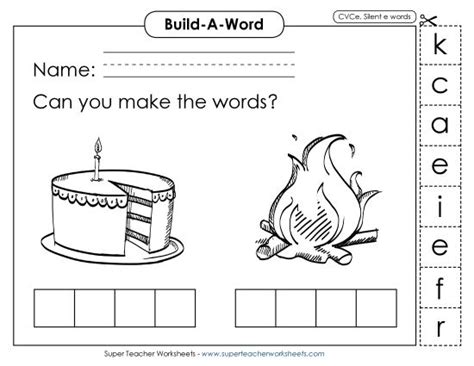 Silent E Coloring Page Free 2025