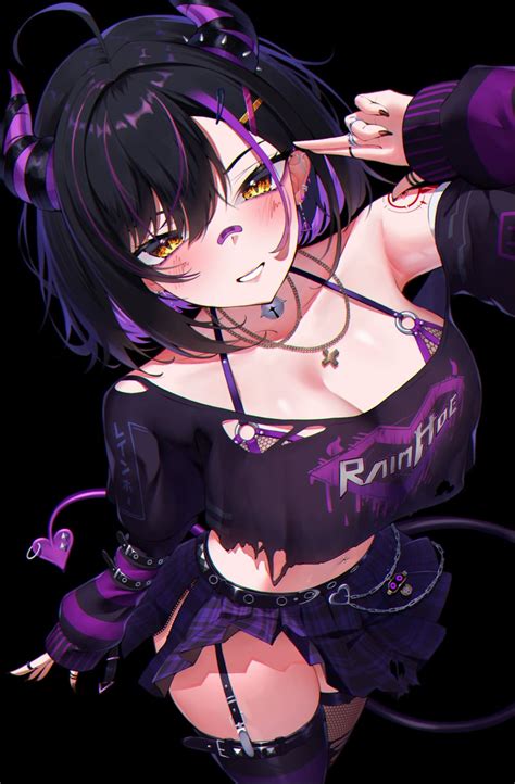Rainhoe Indie Virtual Youtuber Drawn By Himeliofon Danbooru